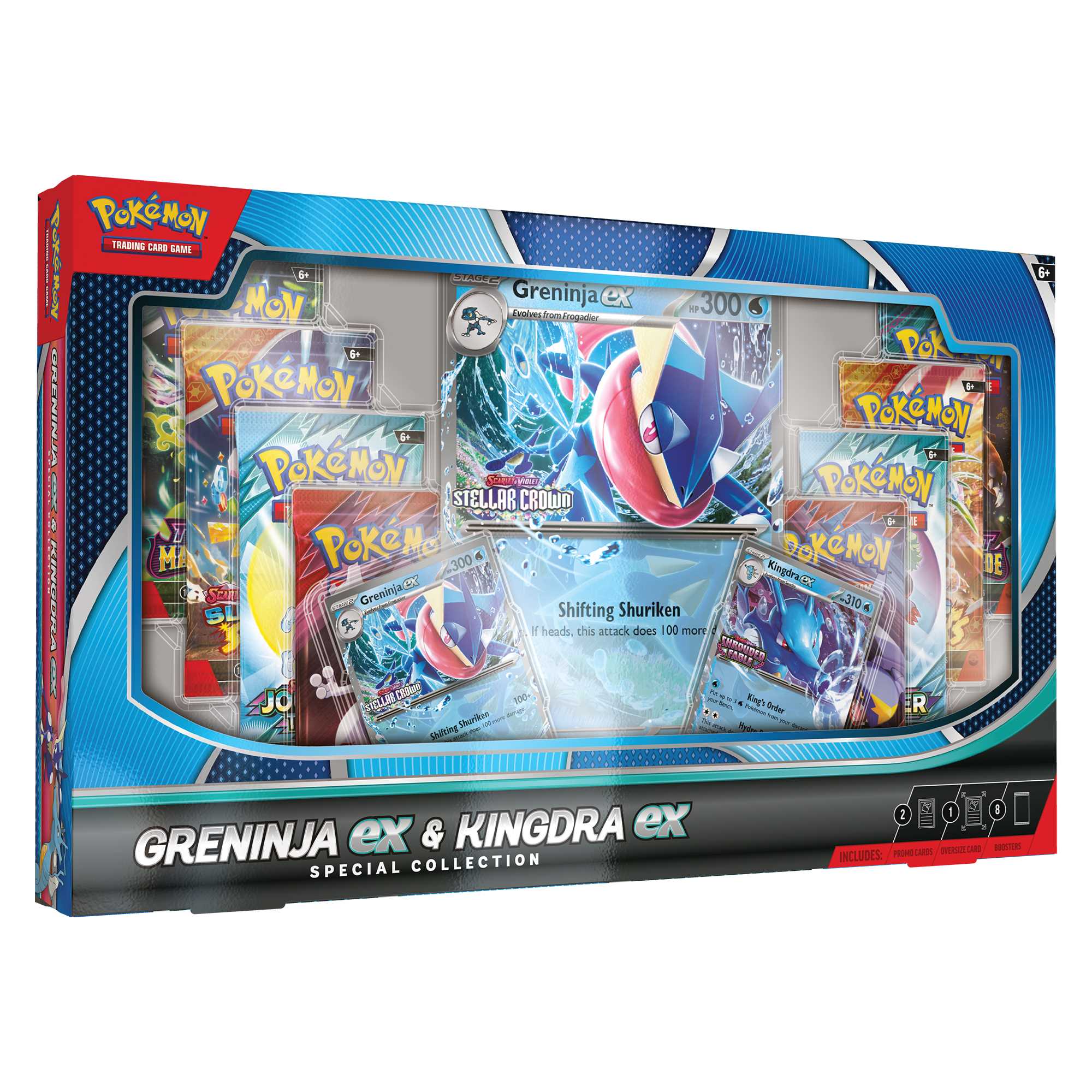 Pokemon TCG Greninja EX & Kingdra EX Special Collection Box – Atlas Gamers